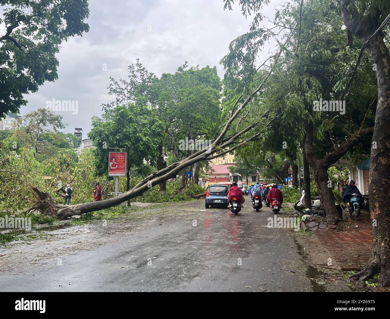 Hanoi in Yagi Typhoon Stock Photo - Alamy