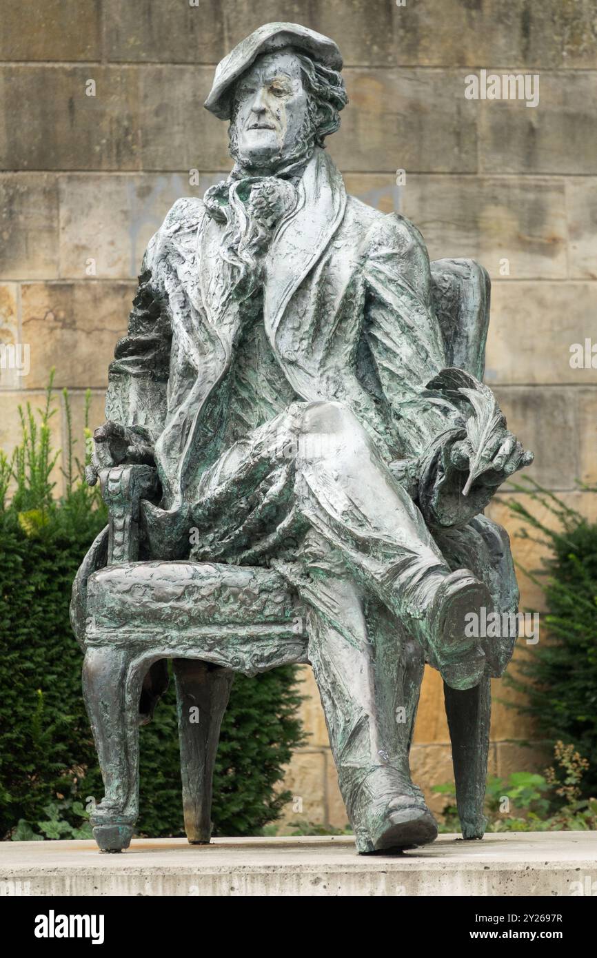 Sculpture of Richard Wagner Bayreuth Germany German Composer Statue ...