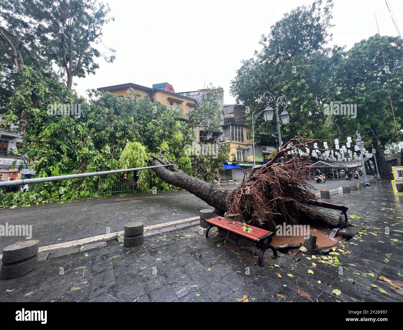 Hanoi in Yagi Typhoon Stock Photo - Alamy