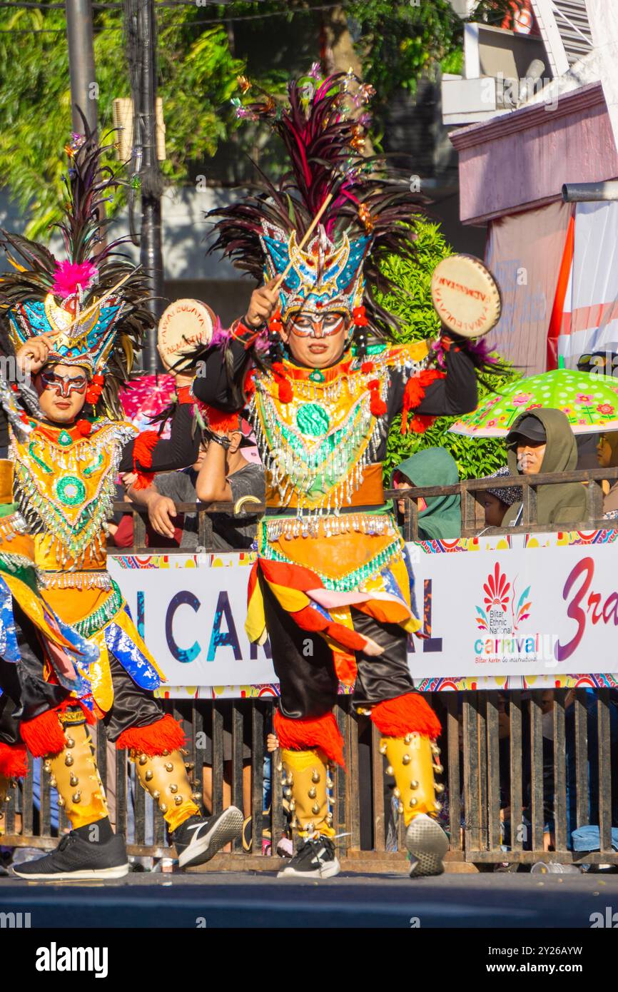 Topeng Ireng dance from Central Java on the 3rd BEN Carnival. This ...