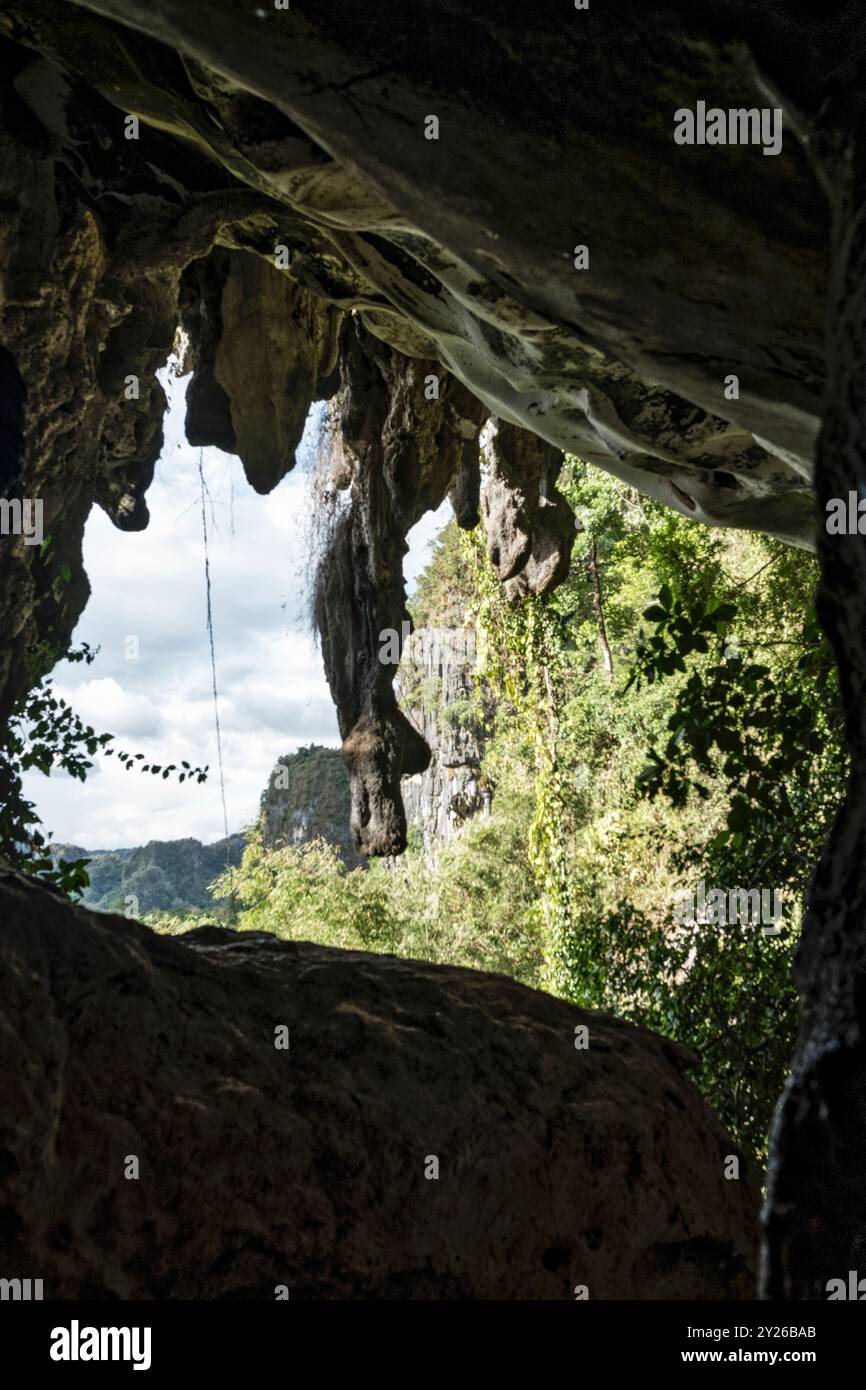 Leang Leang geopark in Maros, Sulawesi, Indonesia, Asia Stock Photo - Alamy