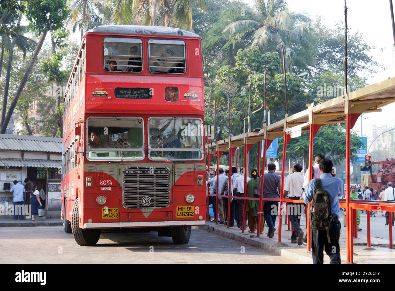 Bus stop mumbai hi-res stock photography and images - Alamy