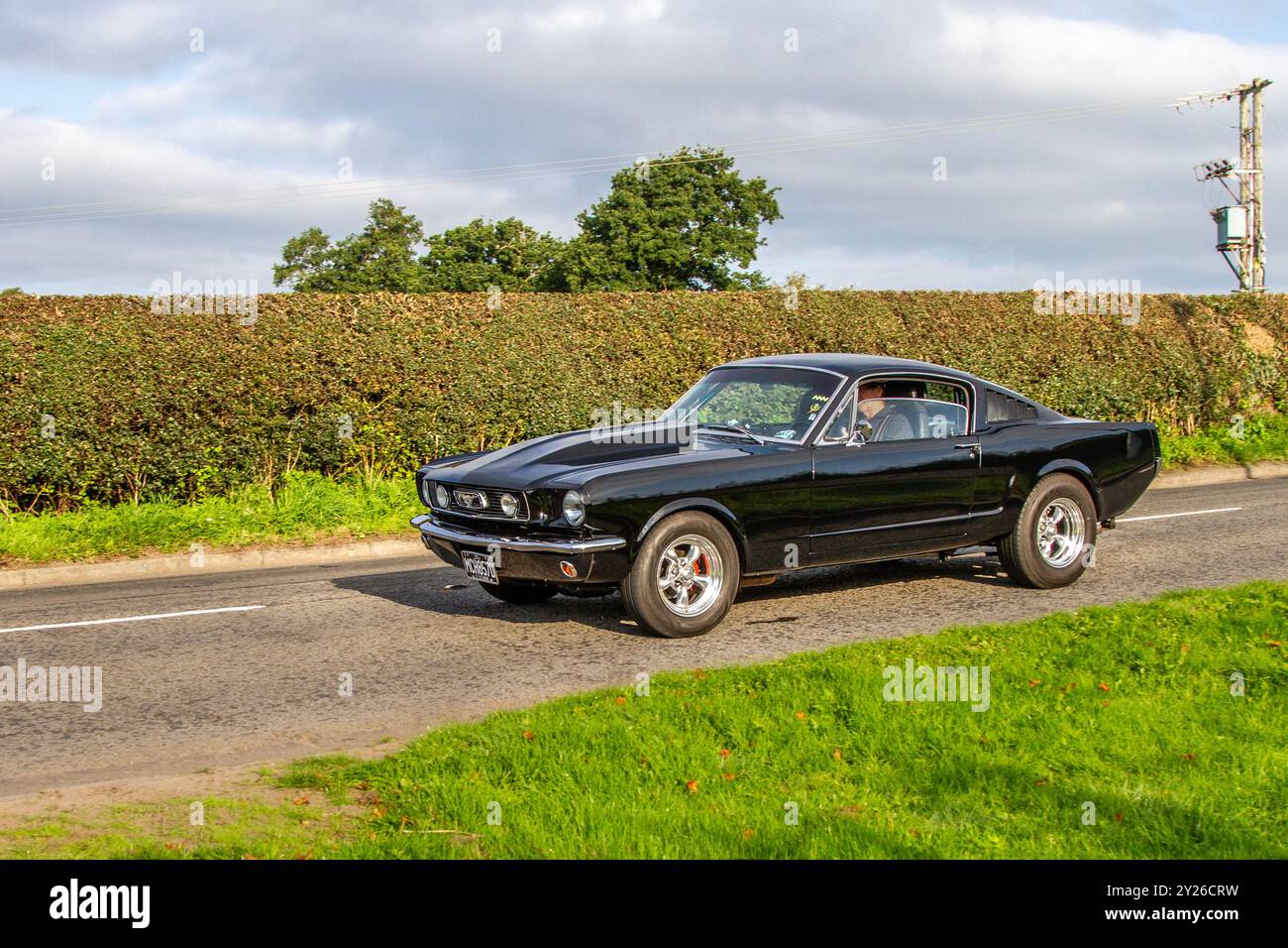 1970 70s seventies Black Ford Mustang 7600 cc Mustang GT, Mach 1 ...