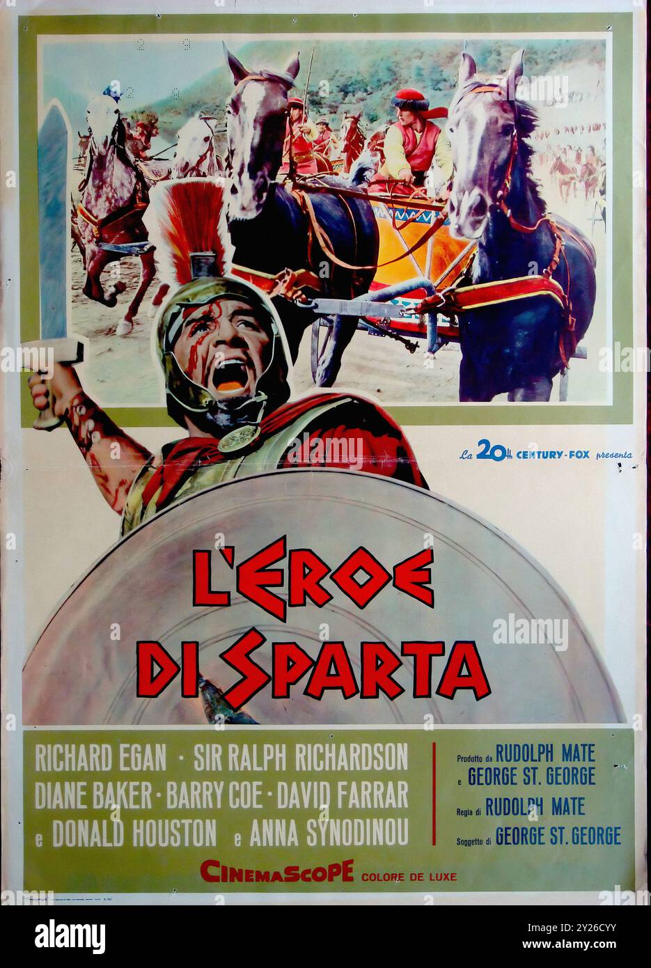 300 Spartans 002 - Vintage Italian Lobby Card Stock Photo - Alamy