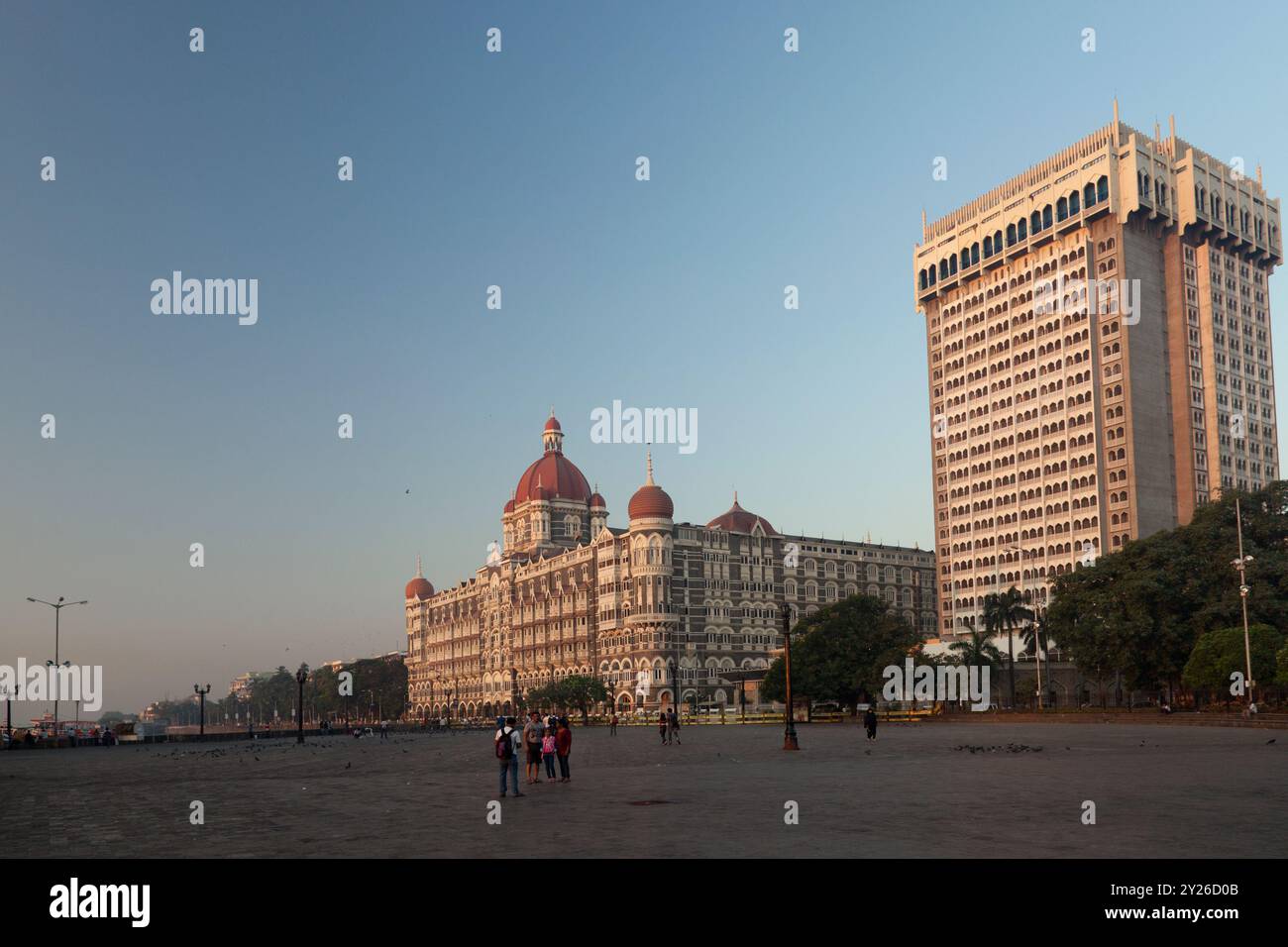 The Taj Mahal Palace Hotel and Taj Mahal Tower - The Skyscraper Center, near India Gate (the ...