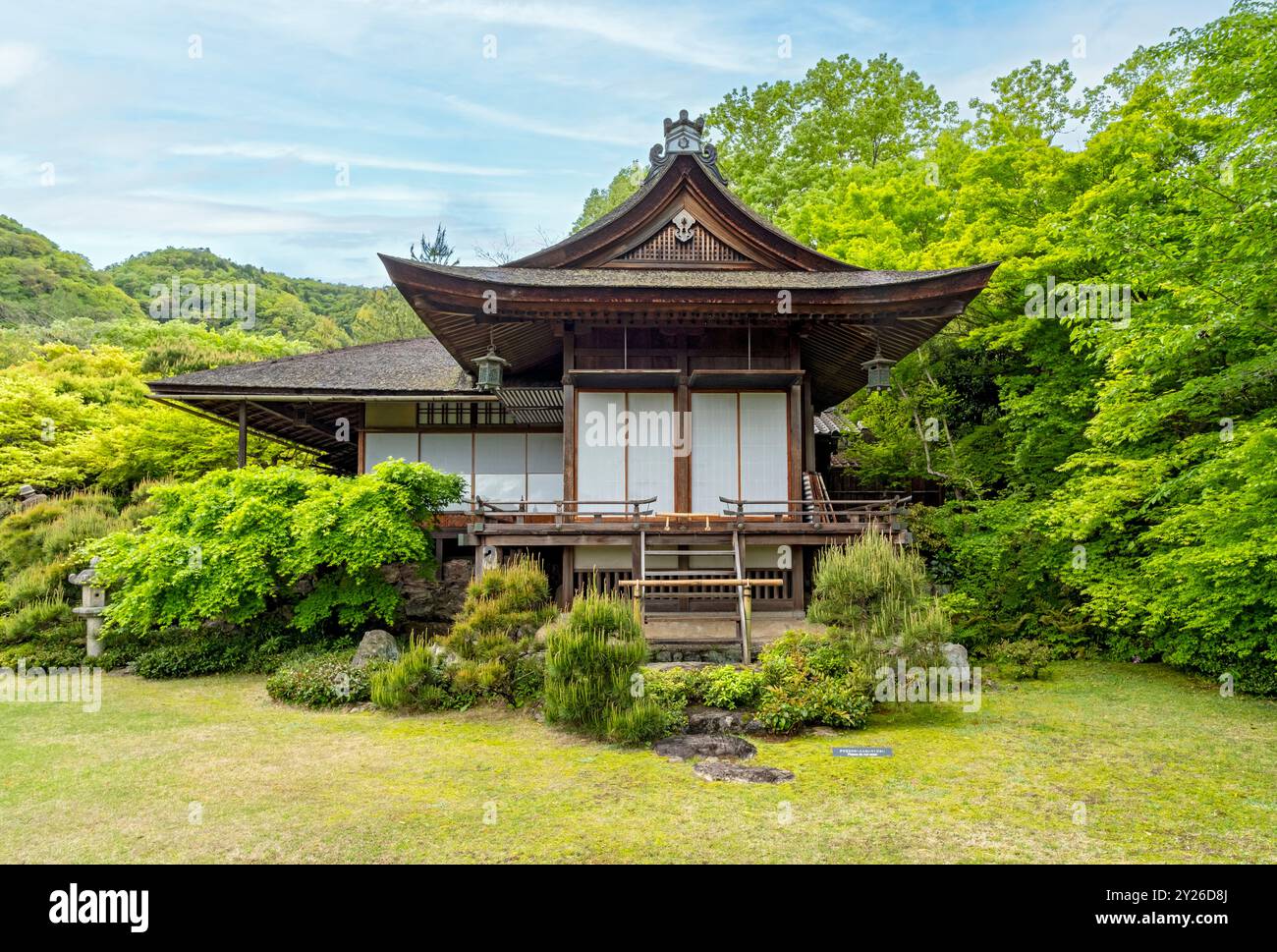 Daijokaku villa, Okochi Sanso Garden, Arashiyama, Kyoto, Japan Stock ...