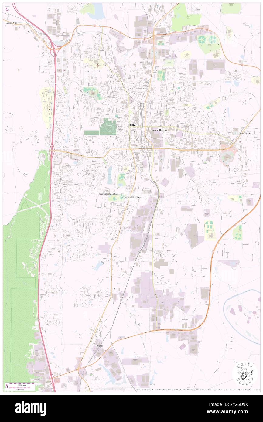 Crown Mill Village, Whitfield County, US, United States, Georgia, N 34 ...