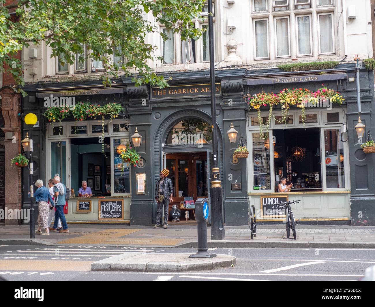 The Garrick Arms pub Central London Stock Photo - Alamy