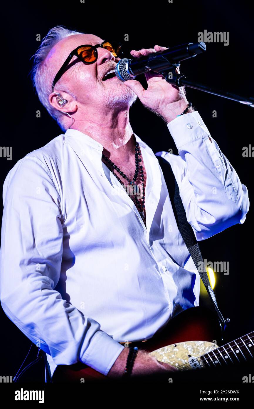 Umberto Tozzi performs for the Last pink night in piazza dei signori ...