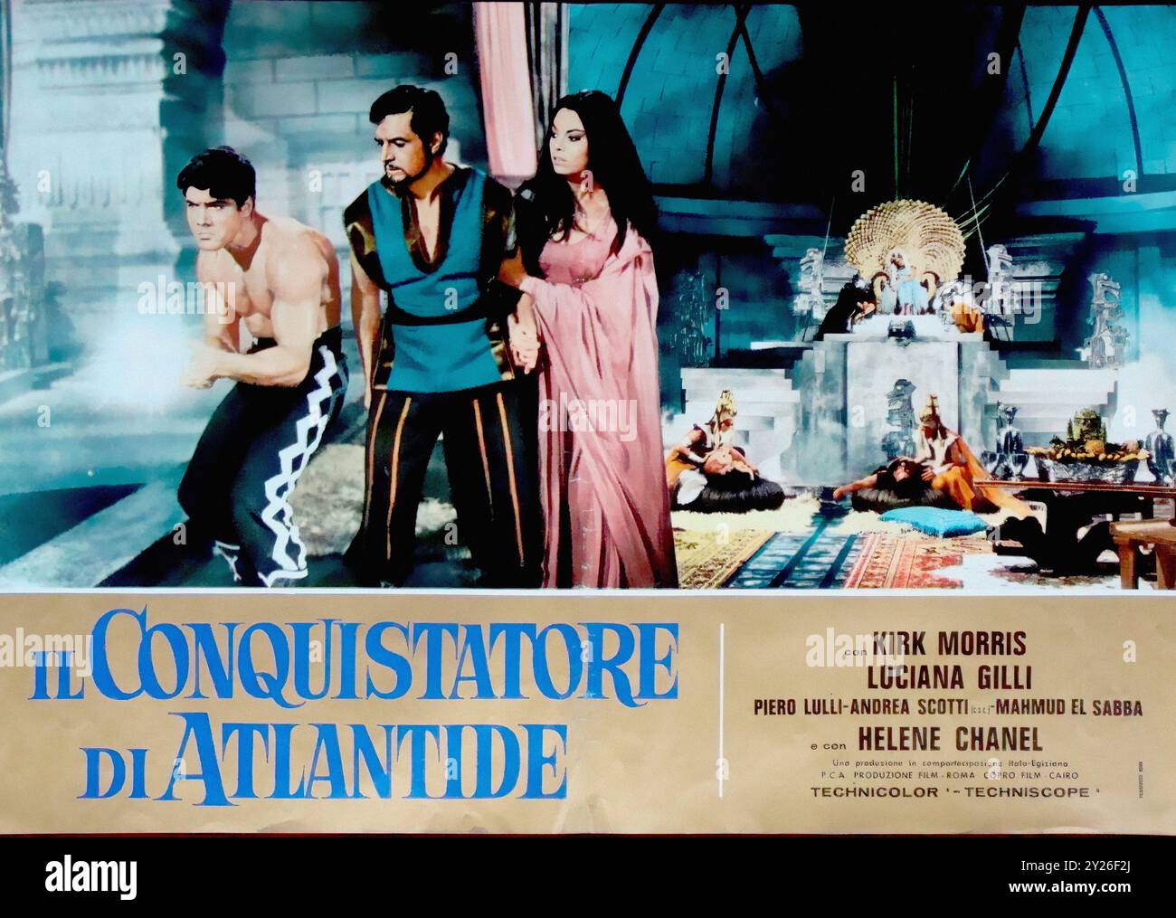 Conqueror of Atlantis, the (1965) - Vintage Italian Lobby Card Stock ...