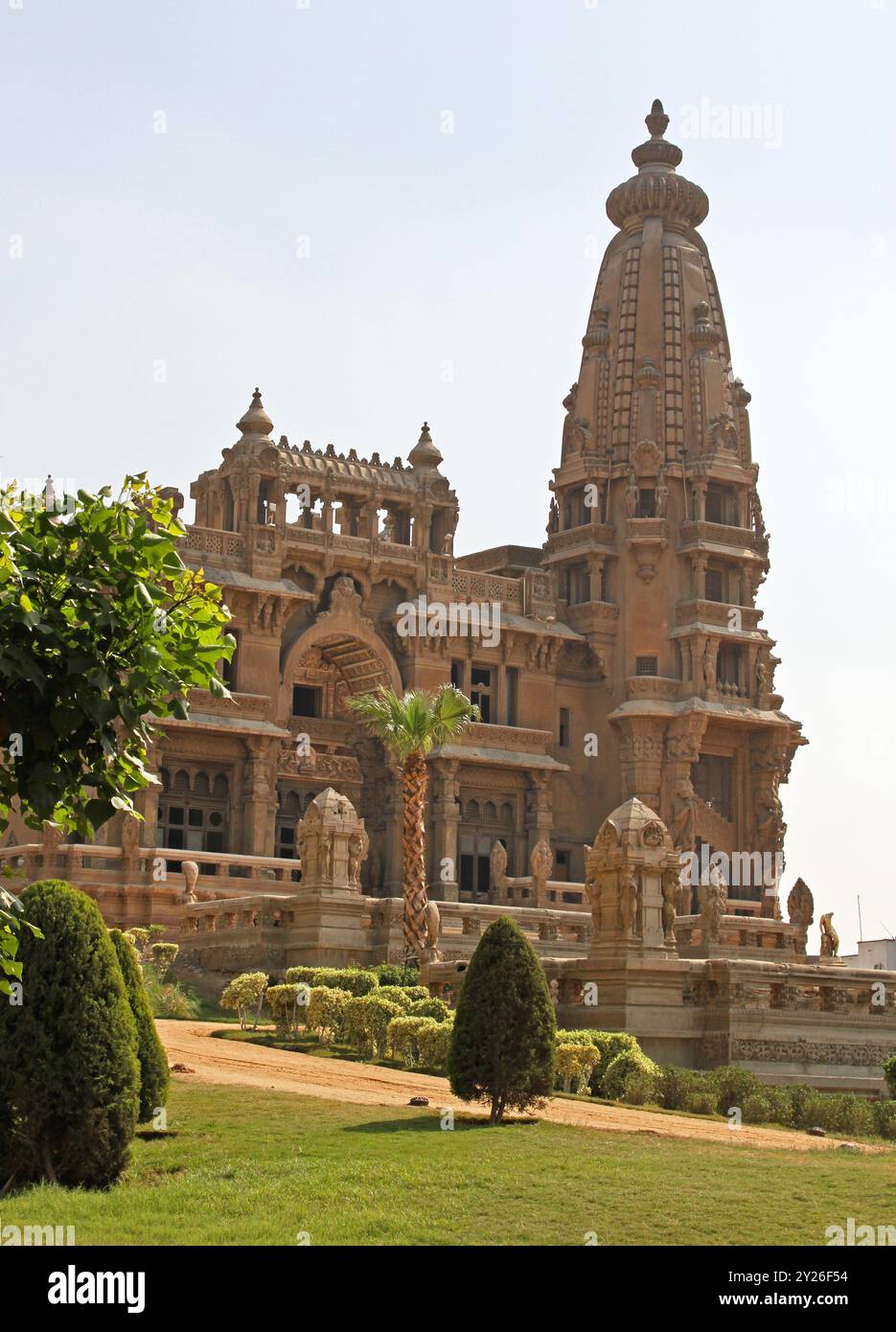 Cairo, Egypt - March 03, 2010: Famous Baron Empain Palace Building ...
