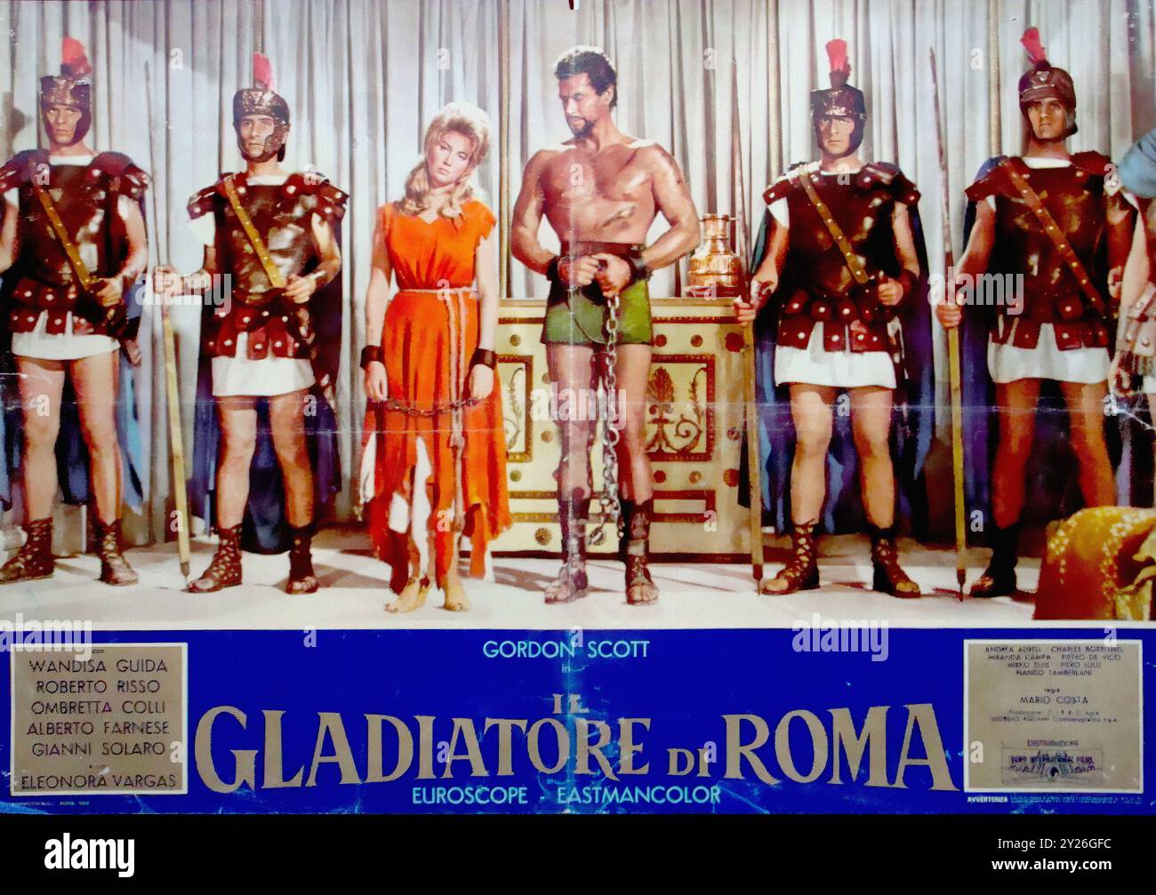 Gladiator of Rome (1962) 004 - Vintage Italian Lobby Card Stock Photo ...