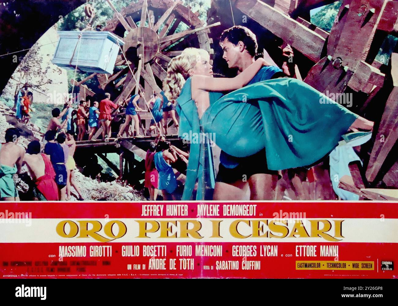 Gold for the Caesars (1963) 018 - Vintage Italian Lobby Card Stock Photo - Alamy
