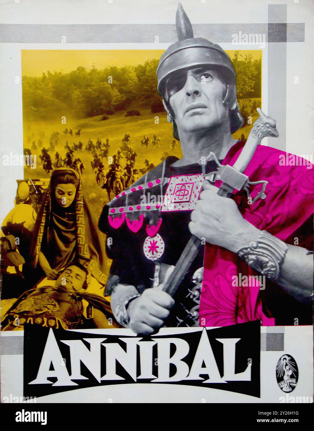 Hannibal - Vintage French Movie Poster Stock Photo - Alamy