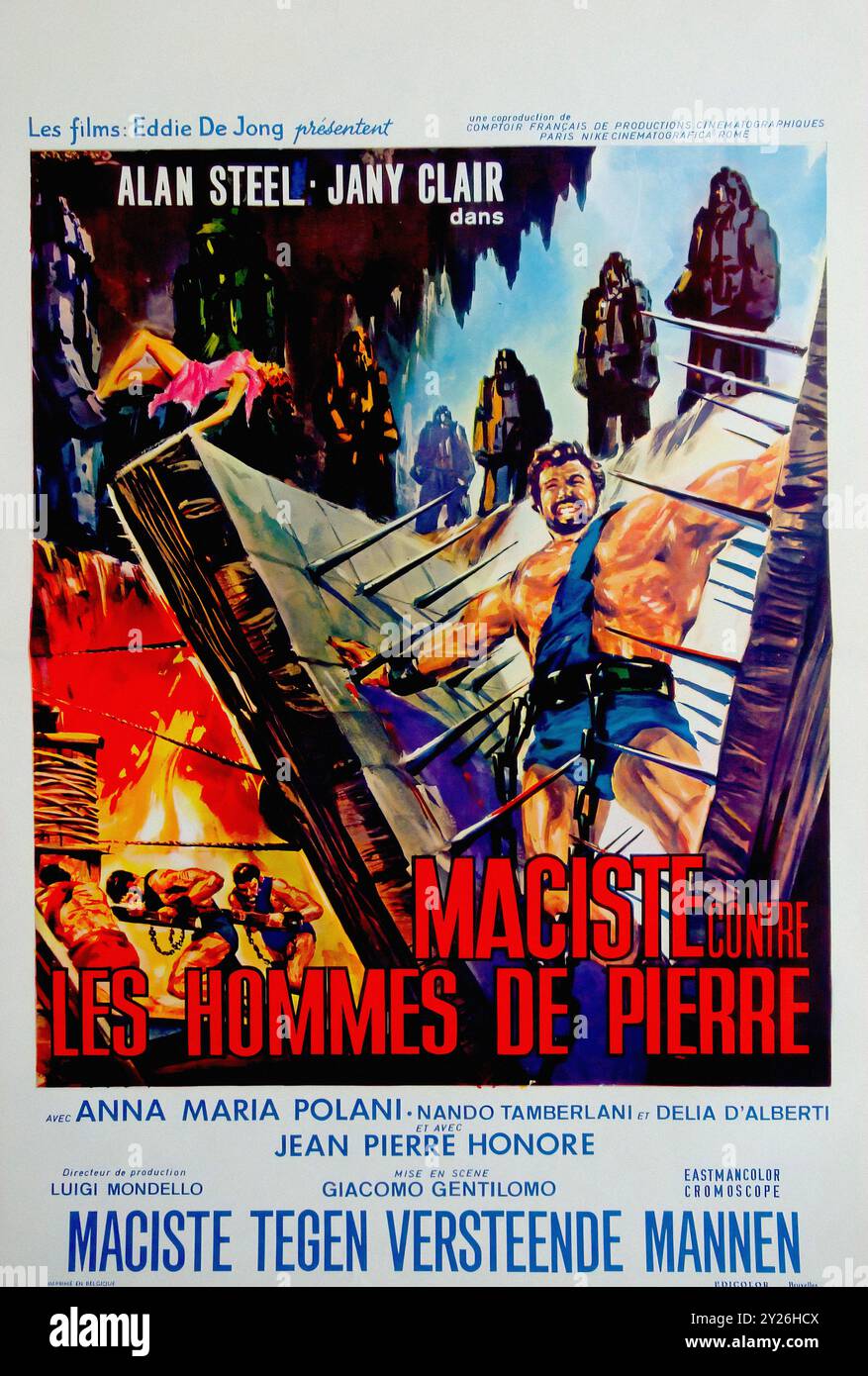 Hercules Against the Moon Men (1964) - Vintage French Movie Poster ...