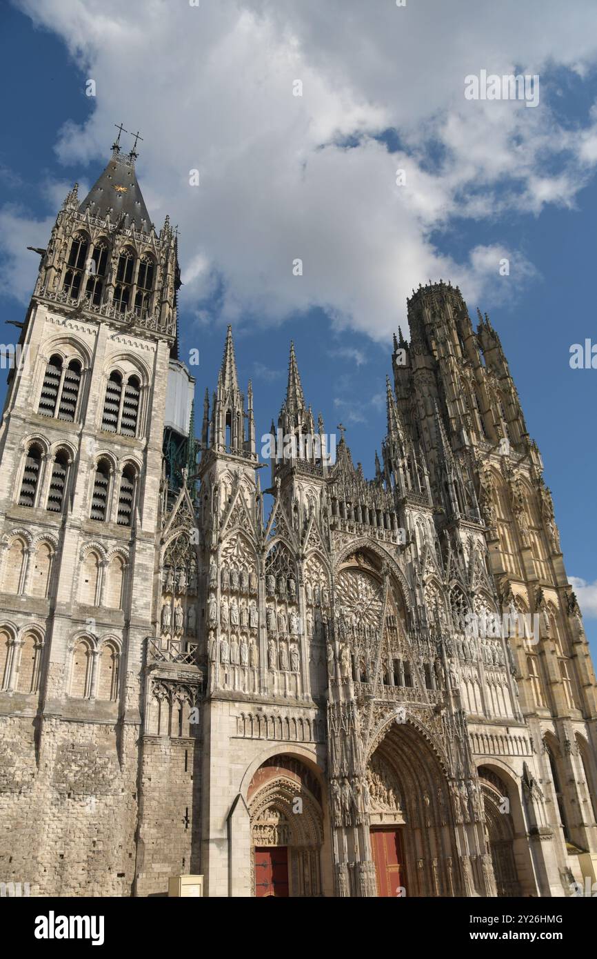 Notre-Dame Cathedral in Rouen is a 12th-century Gothic cathedral with ...