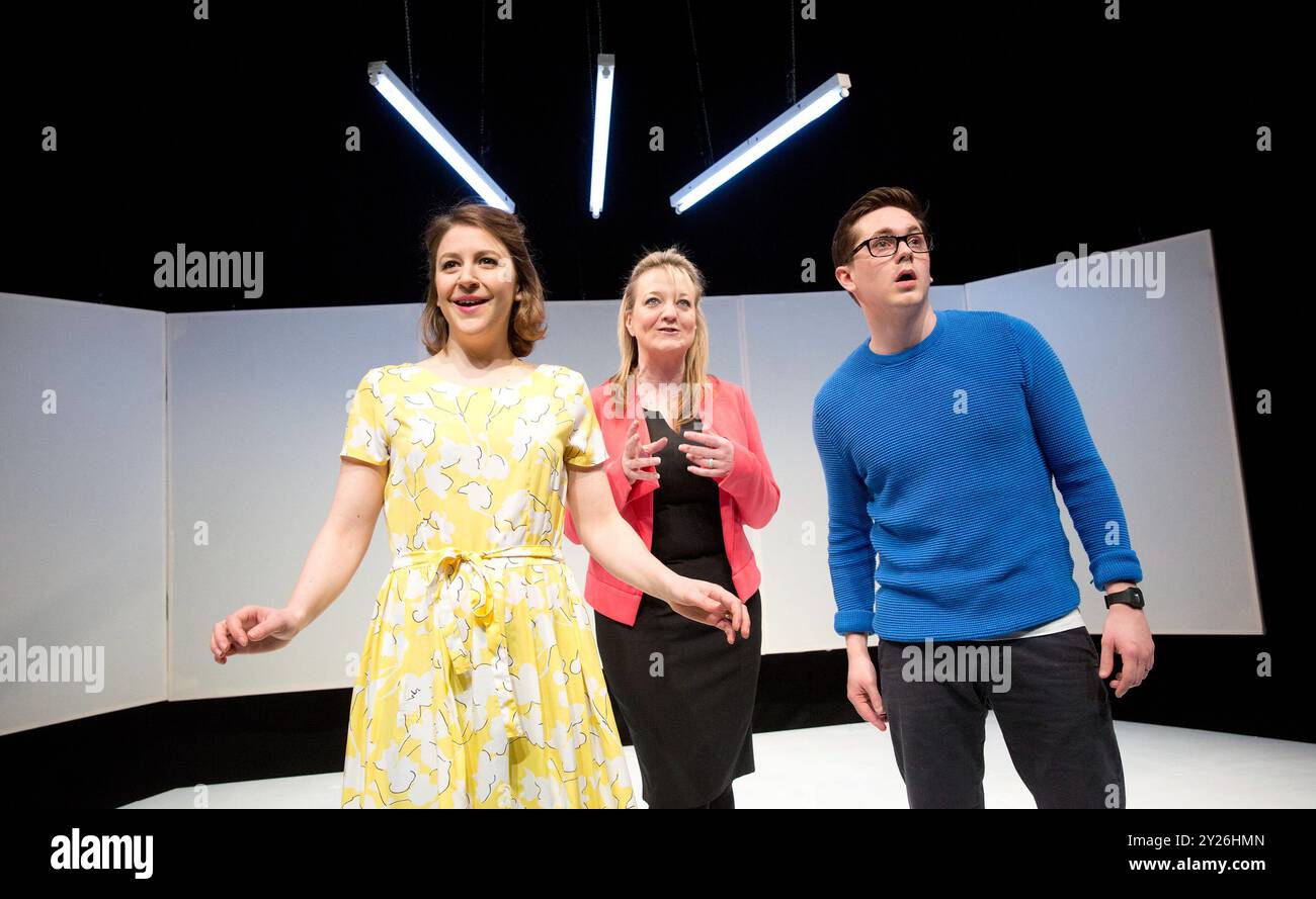 l-r: Gemma Whelan (Jill), Amanda Daniels (Mrs Dee), Sean Michael Verey ...