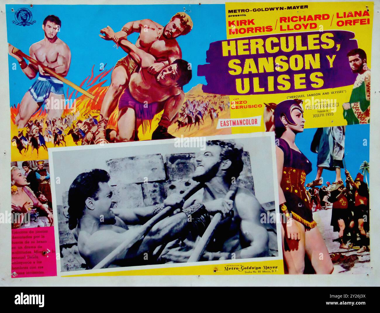 HERCULES, SAMSON AND ULYSSES 002 - Vintage Lobby Card Stock Photo - Alamy