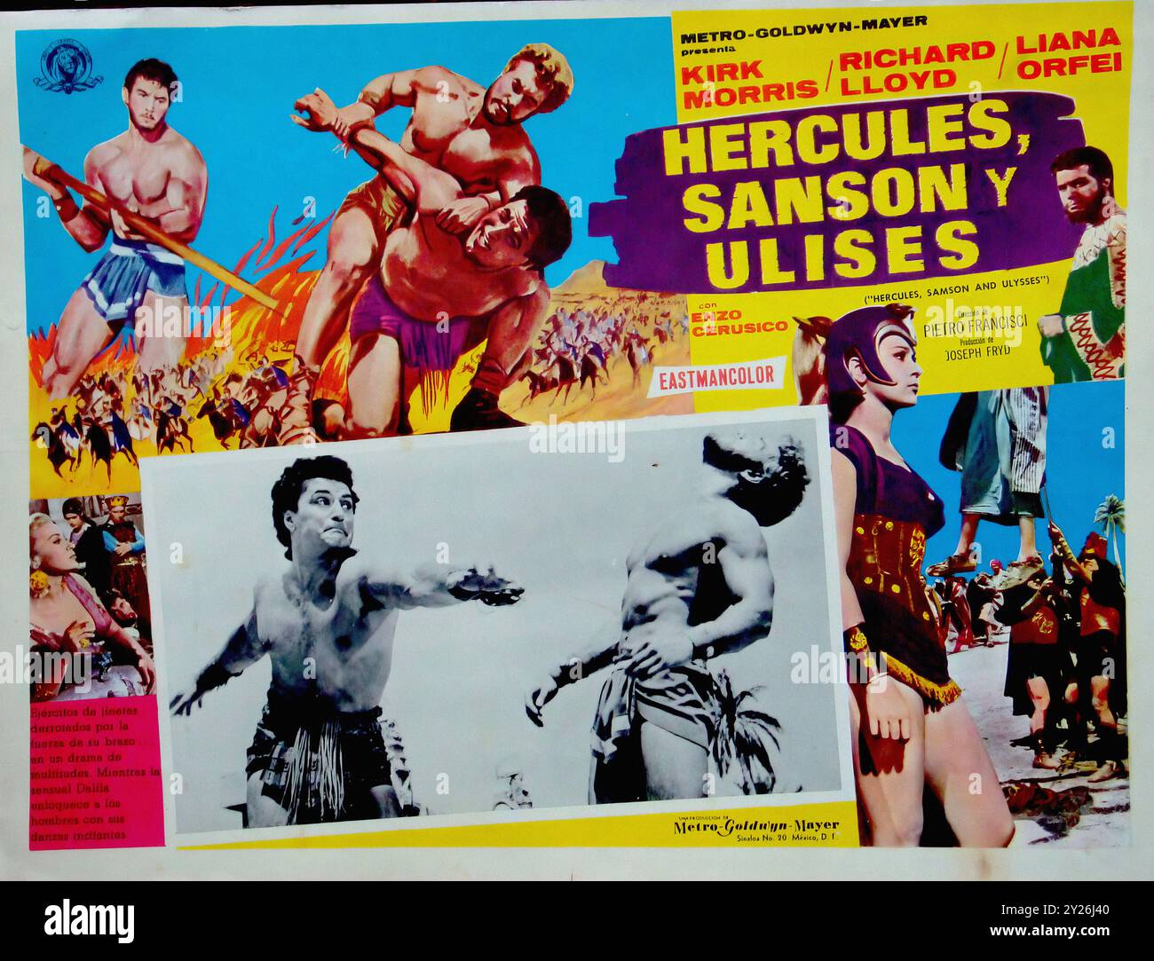 HERCULES, SAMSON AND ULYSSES 003 - Vintage Lobby Card Stock Photo - Alamy