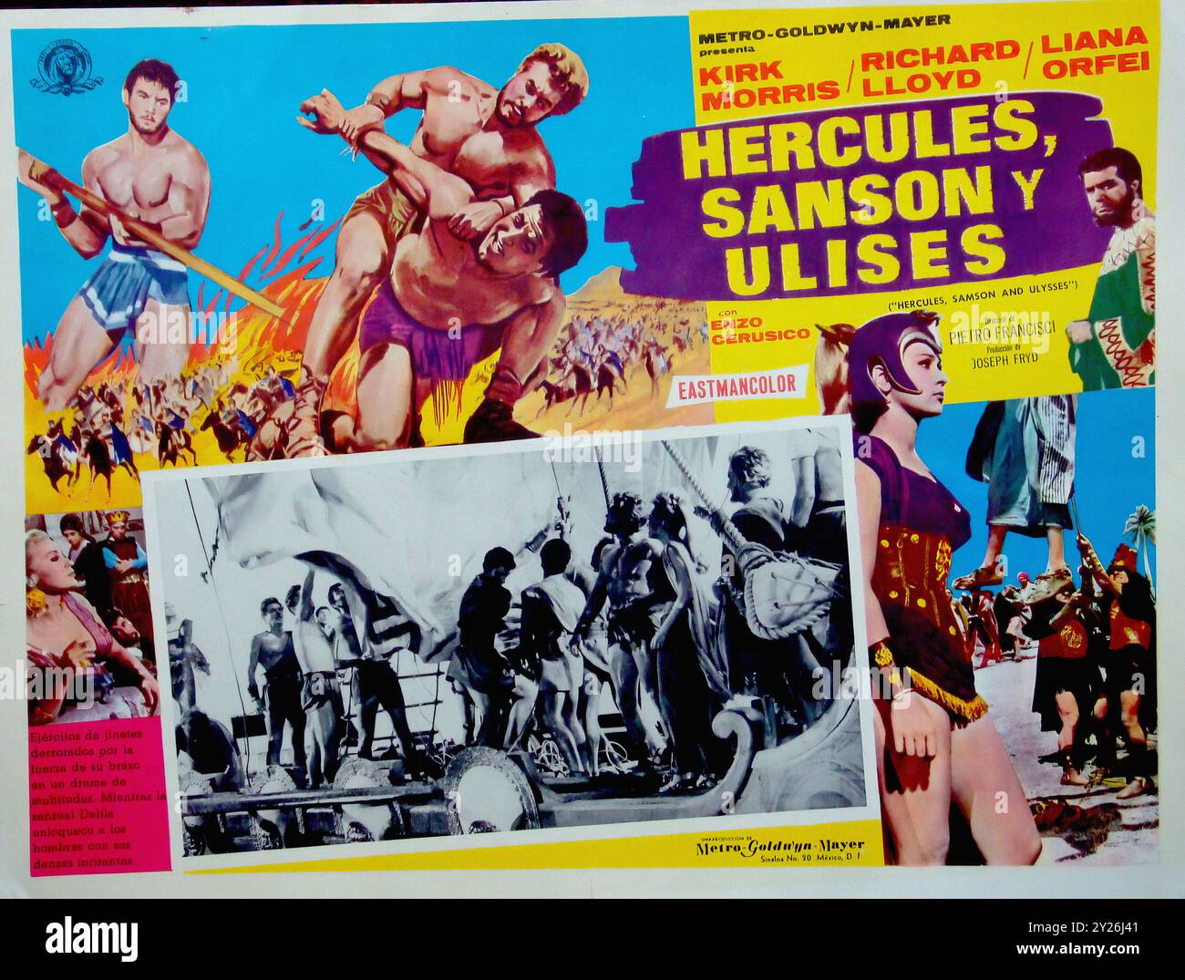 HERCULES, SAMSON AND ULYSSES 004 - Vintage Lobby Card Stock Photo - Alamy