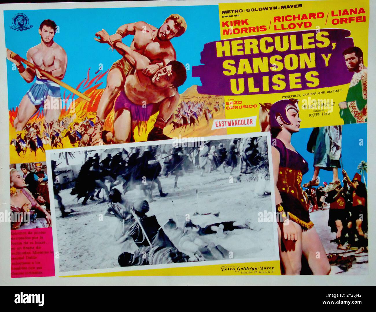 HERCULES, SAMSON AND ULYSSES 006 - Vintage Lobby Card Stock Photo - Alamy