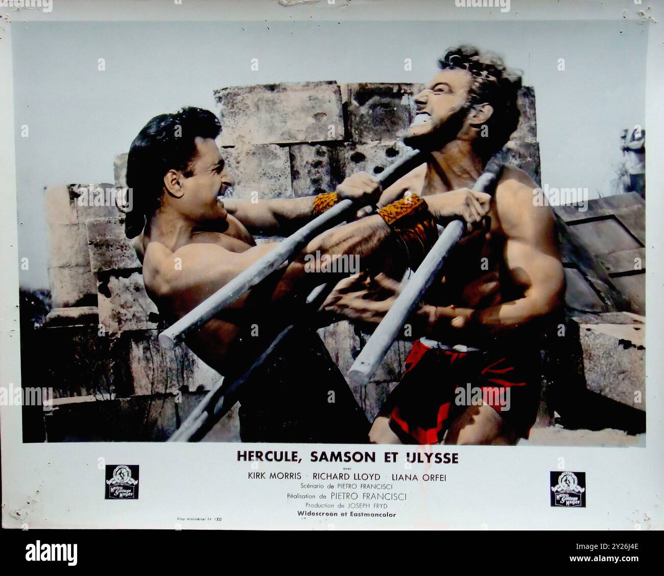 Hercules, Samson and Ulysses 016 - Vintage French Lobby Card Stock ...