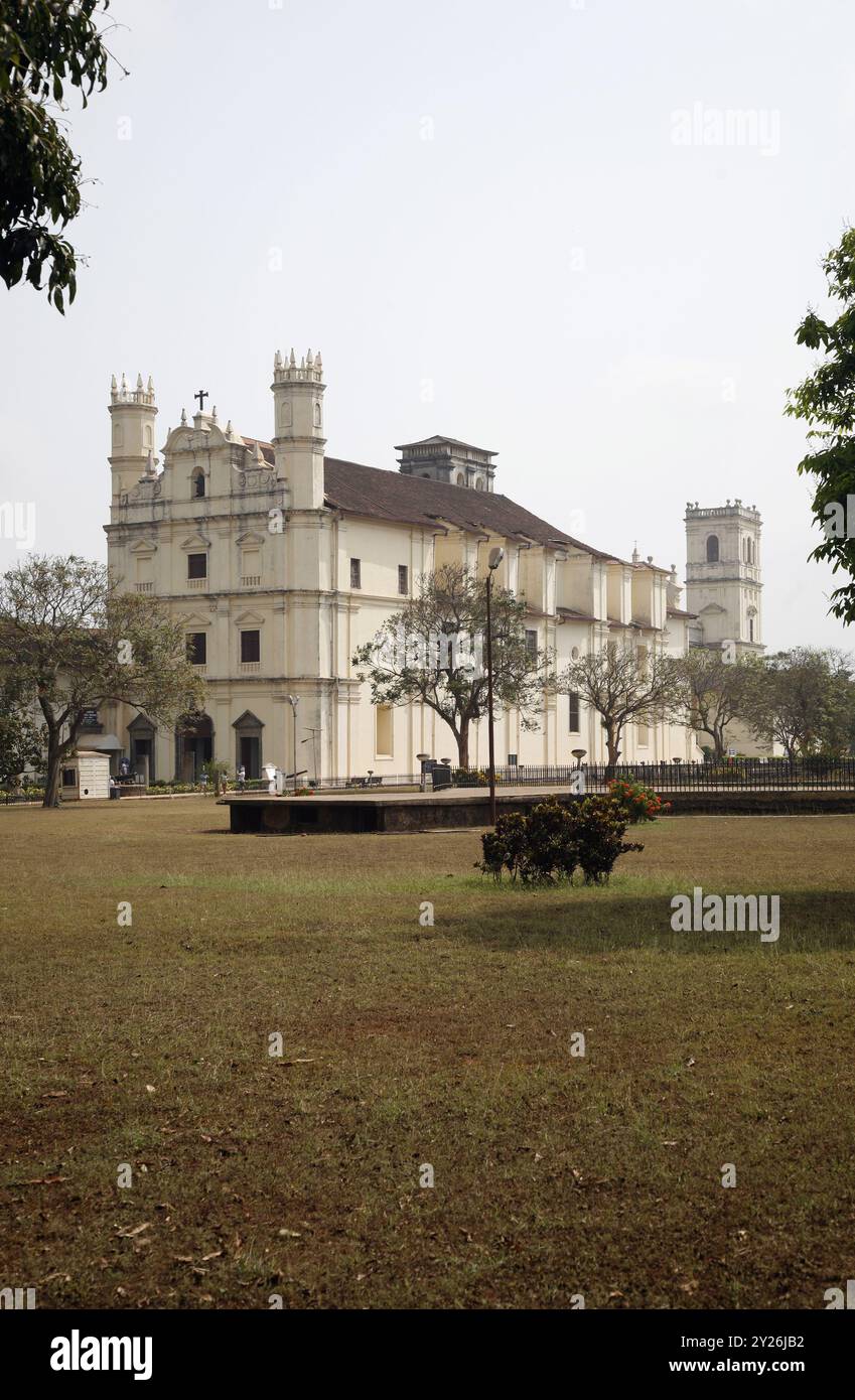 Se Cathedral, Old Goa, India Stock Photo - Alamy