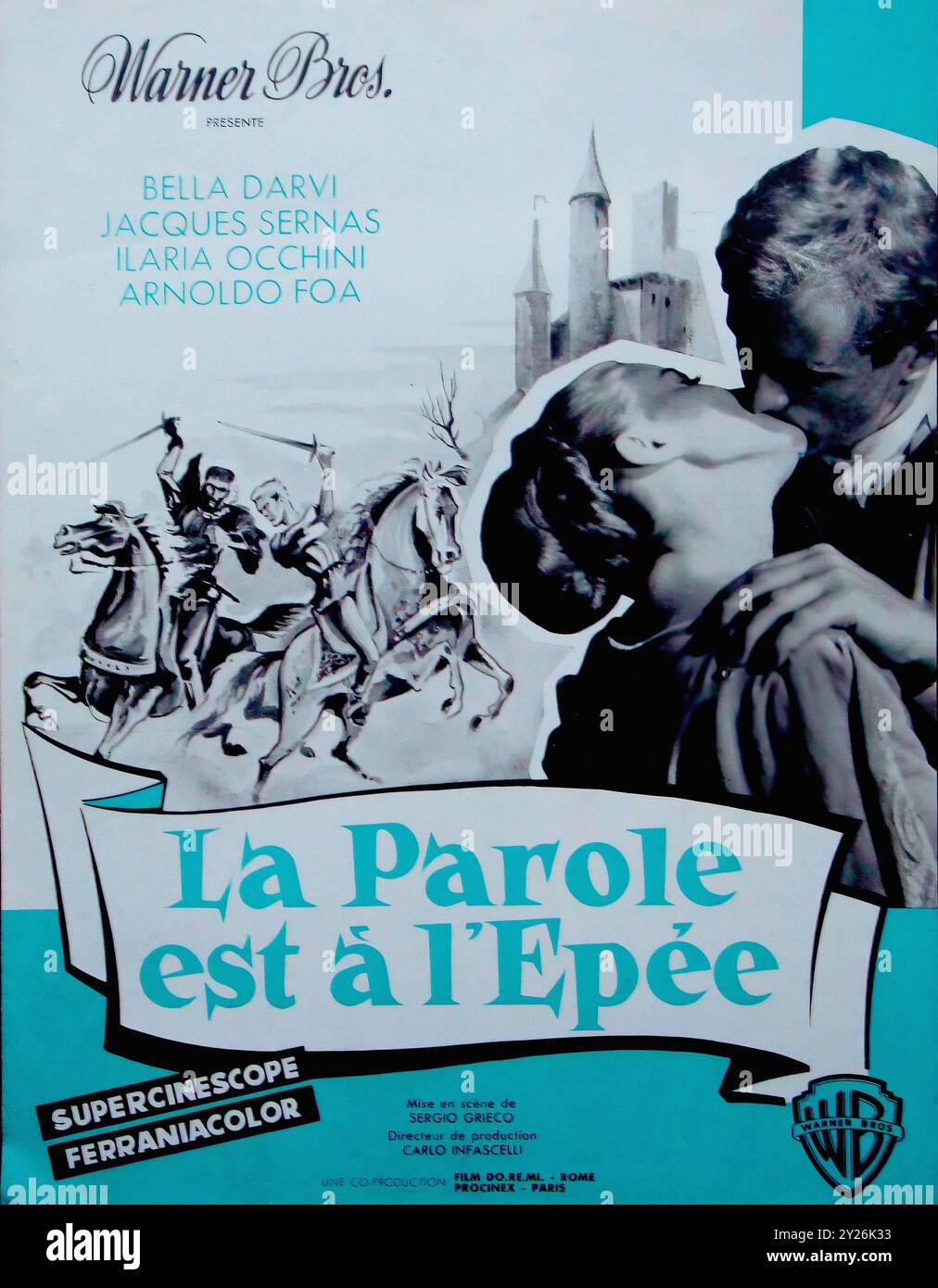 Pia of Ptolomey (1958) - Vintage French Movie Poster Stock Photo - Alamy