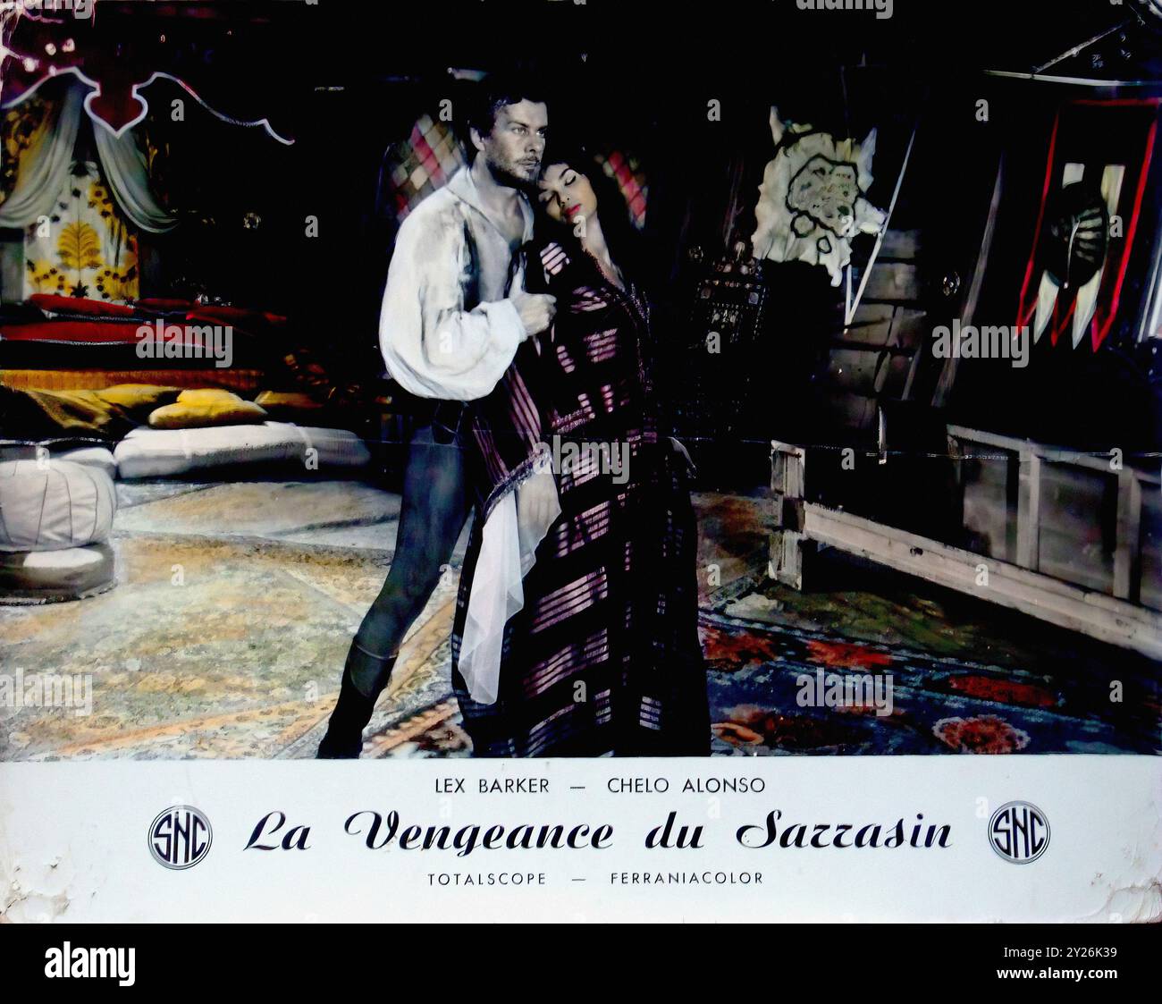 Pirate and the Slave Girl, the 001 - Vintage French Lobby Card Stock ...