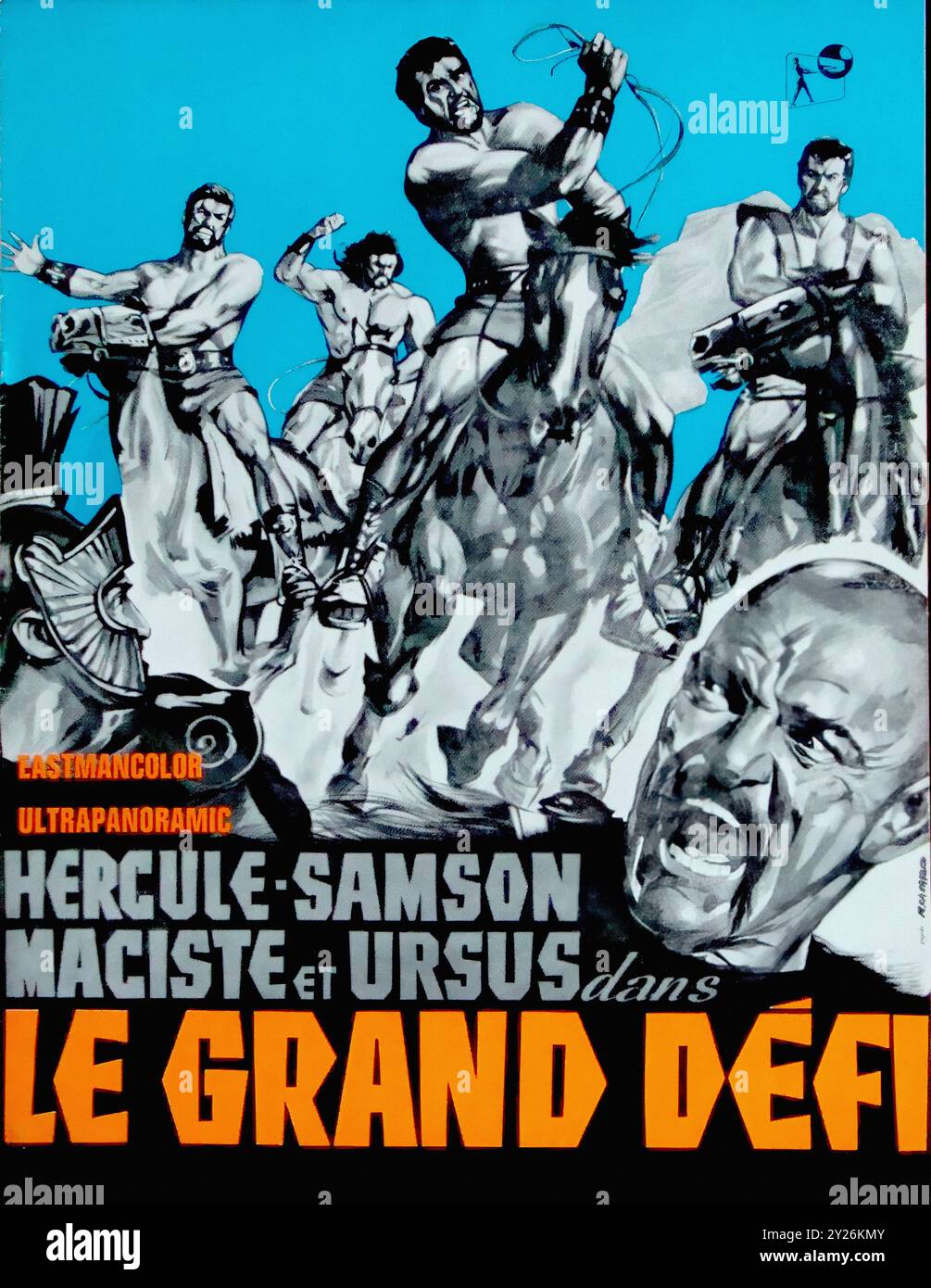 Samson and Delilah - Vintage French Movie Poster Stock Photo - Alamy