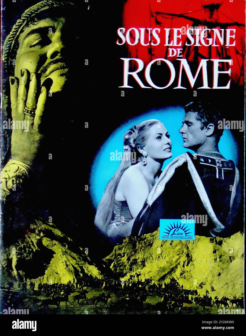 Sign of the Gladiator - Vintage French Movie Poster Stock Photo - Alamy