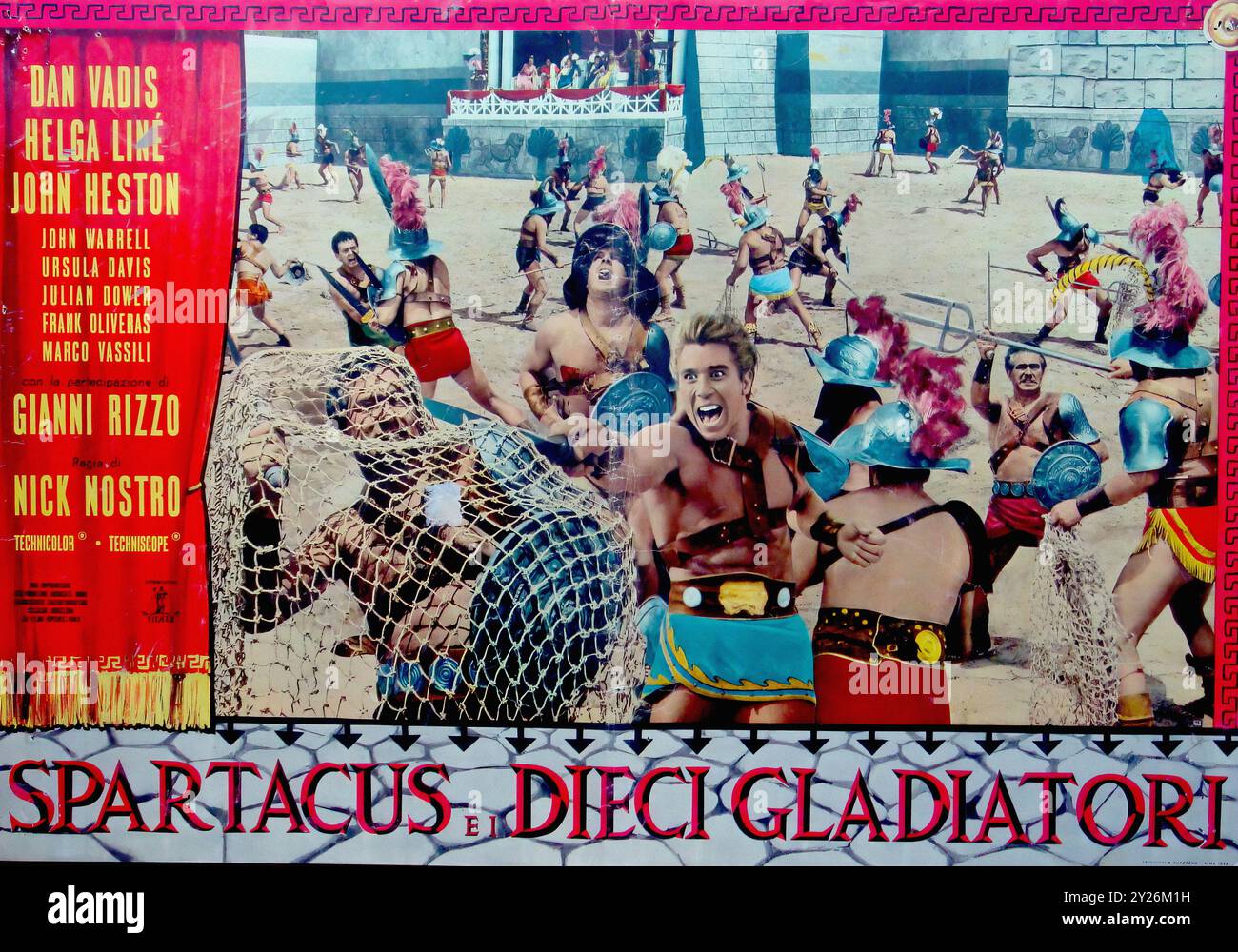 Spartacus and the Ten Gladiators (1964) 013 - Vintage Italian Lobby ...