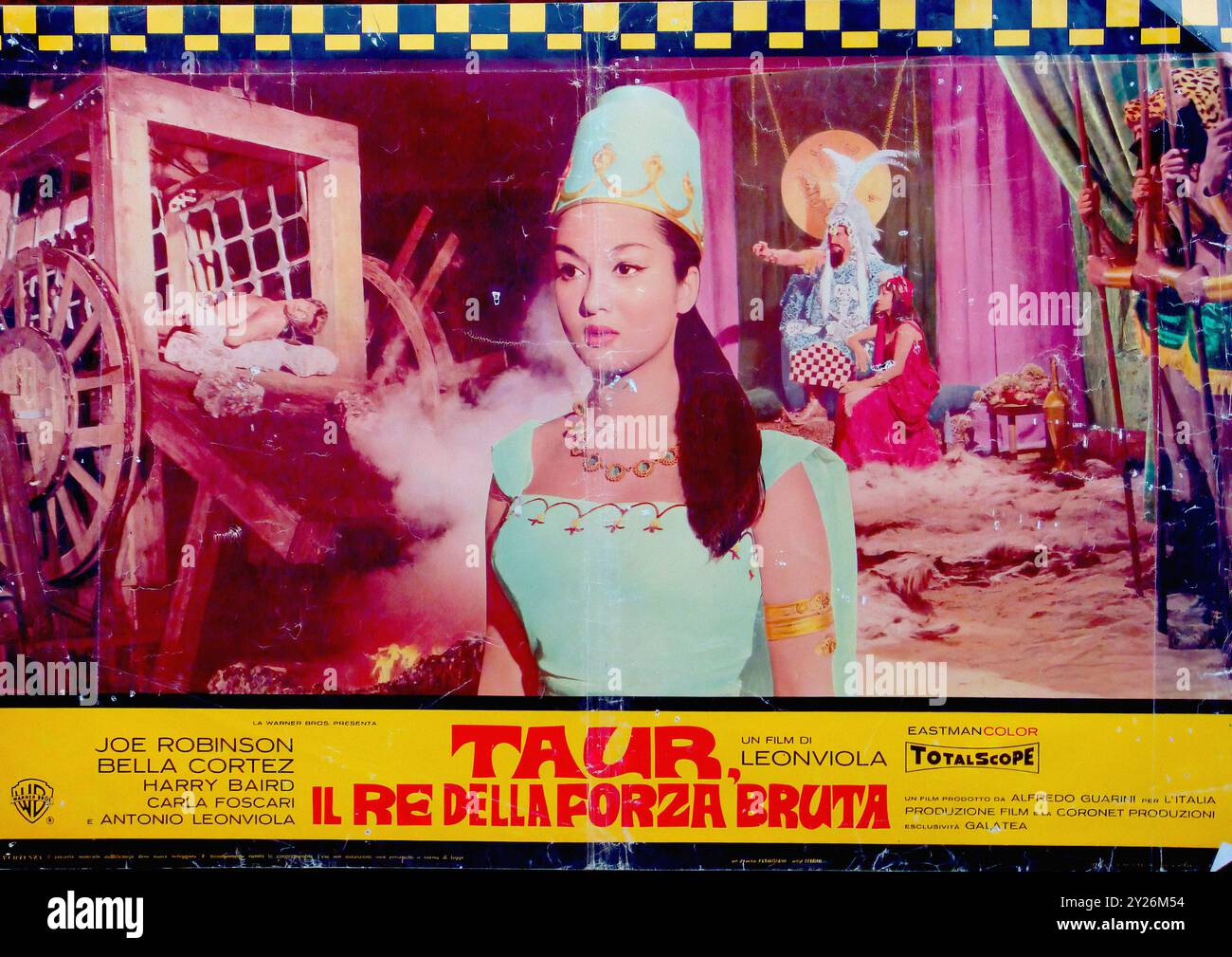 Taur the Mighty 019 - Vintage Italian Lobby Card Stock Photo - Alamy