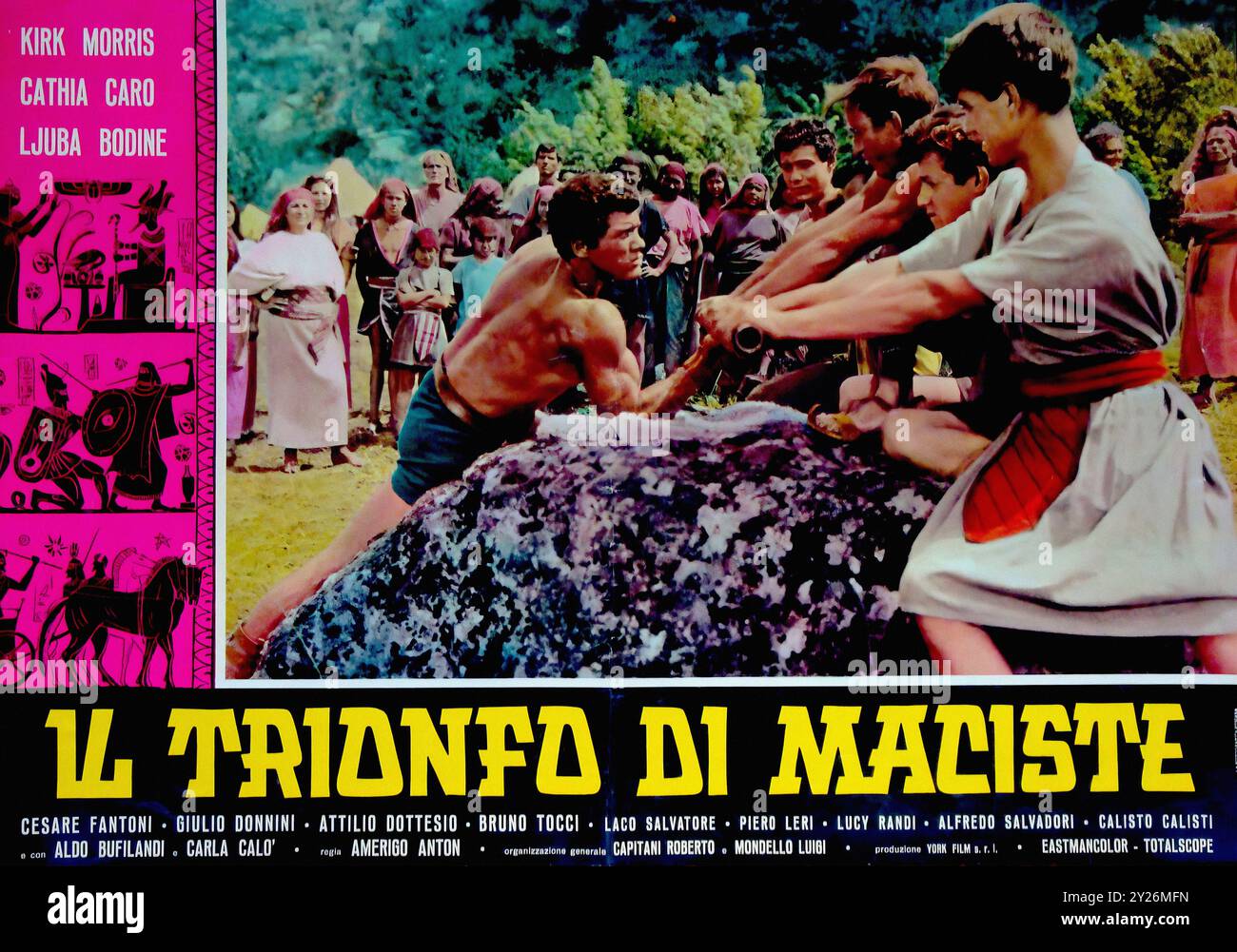 Triumph of the Son of Hercules 003 - Vintage Italian Lobby Card Stock ...