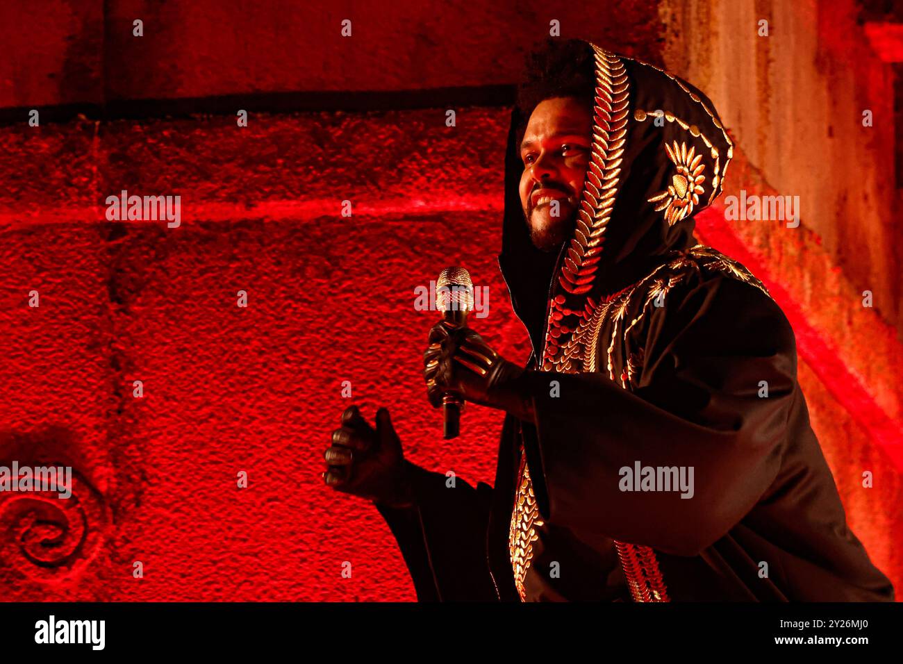 SÃO PAULO, BRAZIL - SEPTEMBER, 07. : Abel “The Weeknd" Tesfaye performs ...