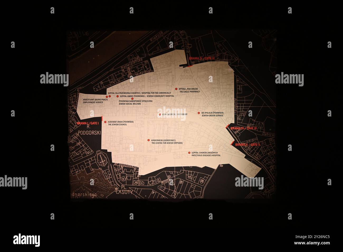 World war two ghetto map hi-res stock photography and images - Alamy