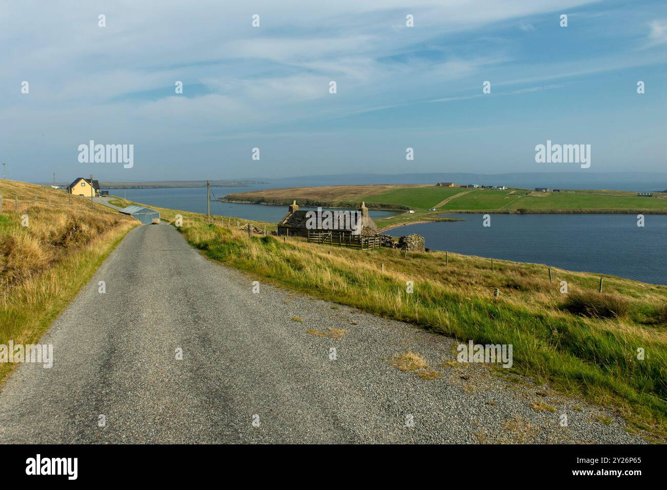 Yell, one of Shetland’s wildest islands, known for open moorland ...