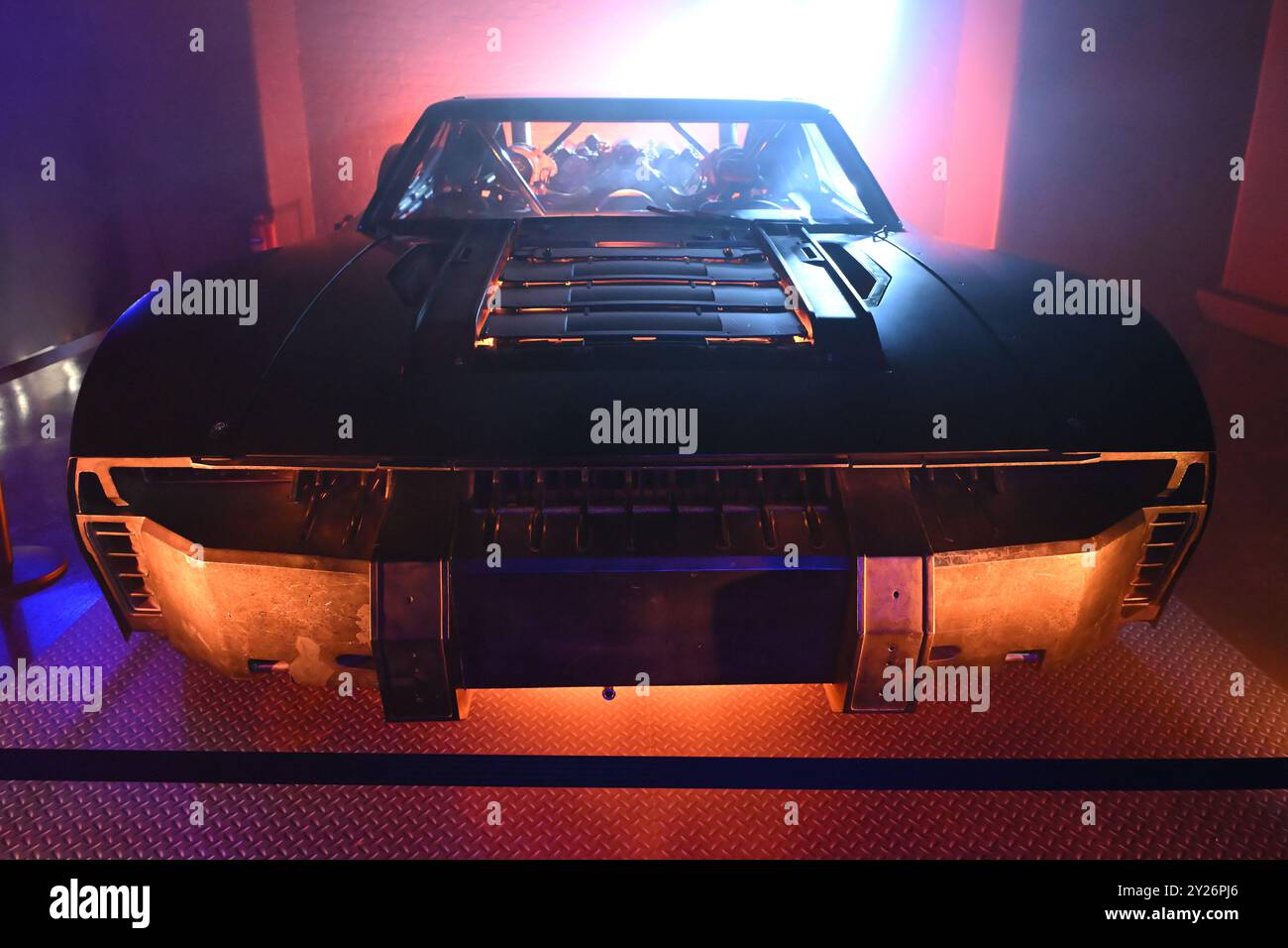 The Batmobile A modified Dodge Charger used by Robert Pattinson -The ...