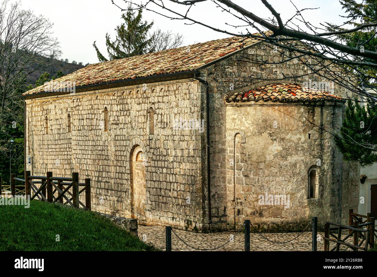 The medieval Cistercian Benedictine hermitage dedicated to the Blessed ...