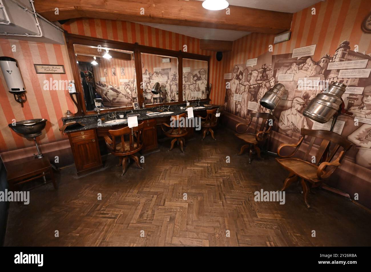 World War Two Barber shop furniture used in german-occupied Poland ...