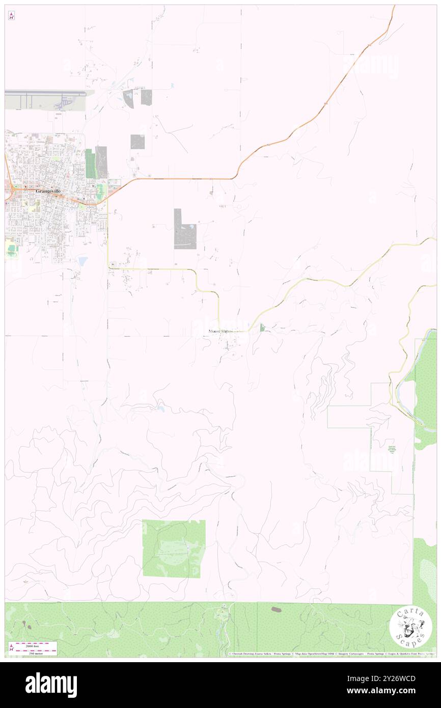 Mount Idaho, Idaho County, US, United States, Idaho, N 45 54' 13'', S ...