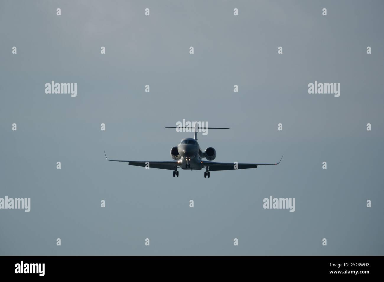 Private jet lands at Batumi airport Stock Photo - Alamy