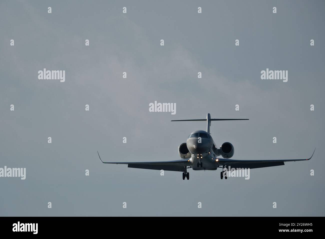 Private jet lands at Batumi airport Stock Photo - Alamy