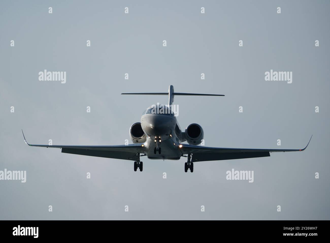 Private jet lands at Batumi airport Stock Photo - Alamy