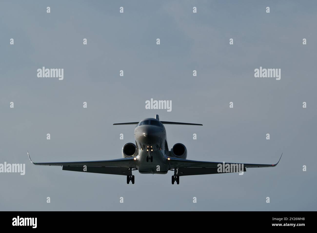 Private jet lands at Batumi airport Stock Photo - Alamy