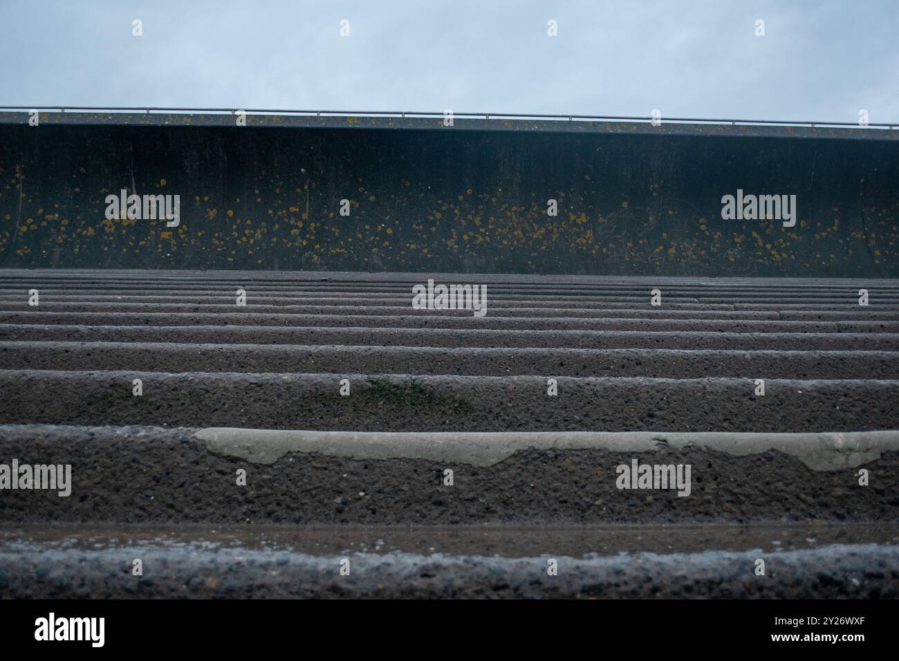 steps on the beach leading up to sea break Stock Photo - Alamy