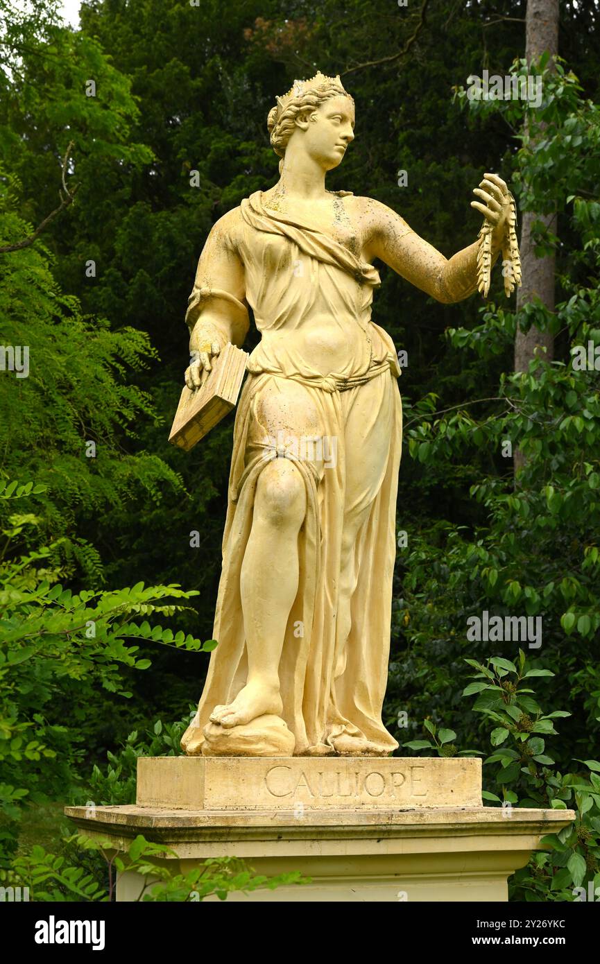 Calliope, one of the nine muses at Georgian Landscape garden and park ...