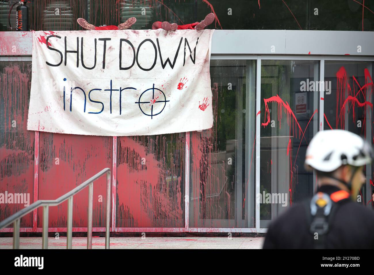 September 9, 2024, Sandwich, England, United Kingdom: Activists from ...