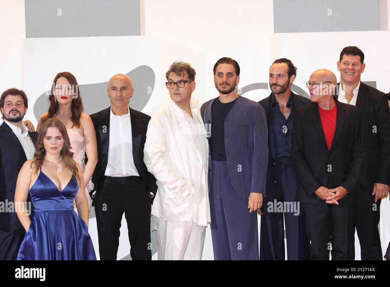 red carpet cast "M. Il figlio del secolo" Joe Wright Haley Bennett lido ...