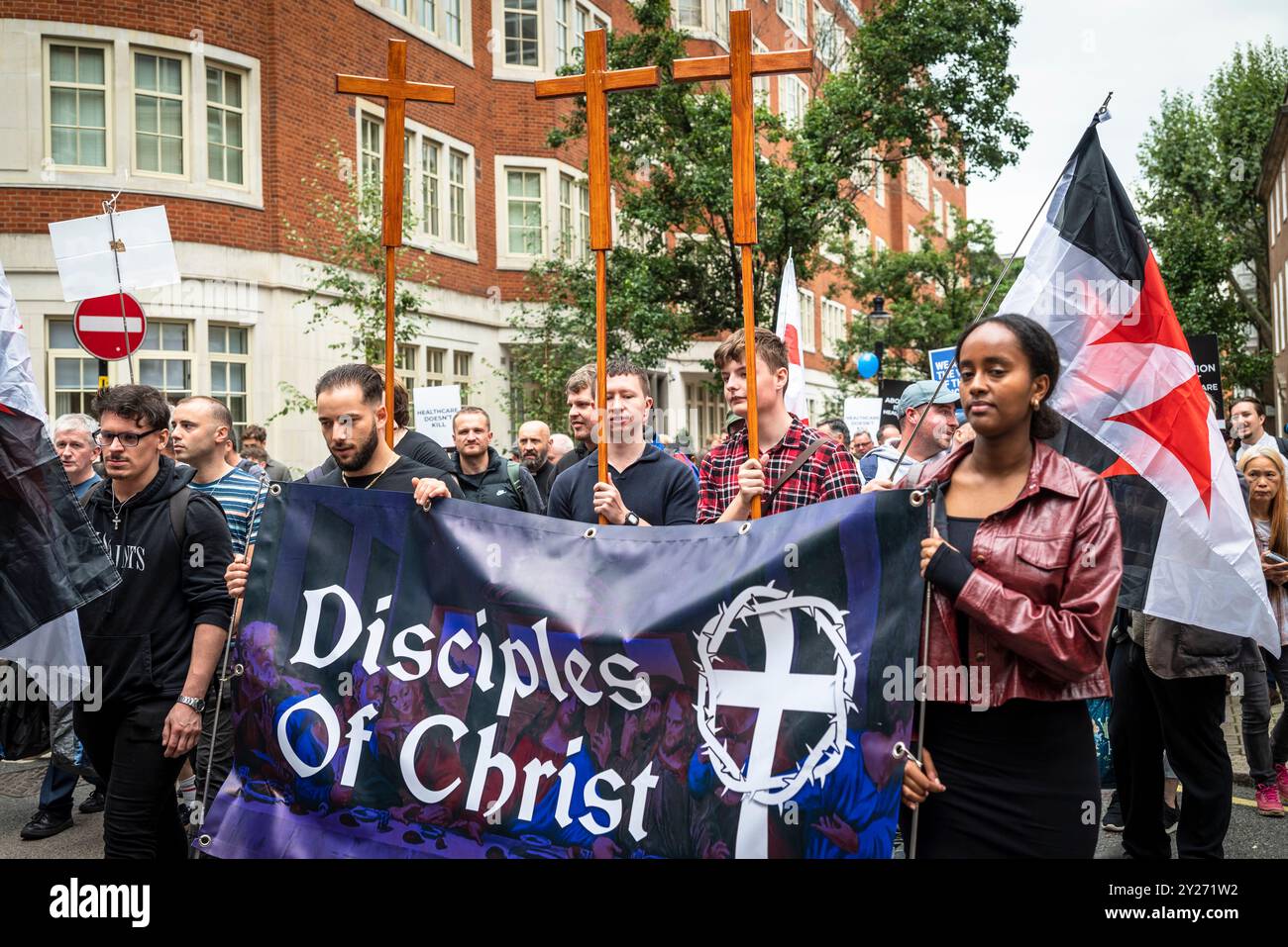 Pro Life March, London, England, UK, 7th September 2024 Stock Photo - Alamy